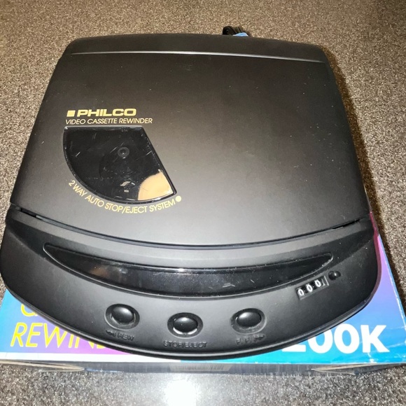 Philco | Other | Philco Vhs Video Cassette Rewinder Model 20k Original ...